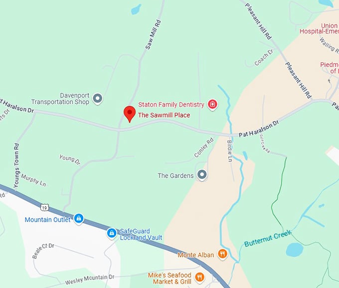 16. the sawmill place map