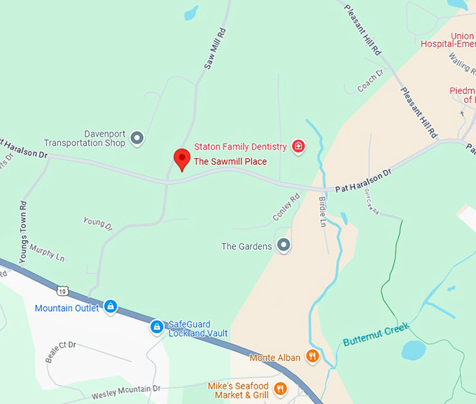 16. the sawmill place map