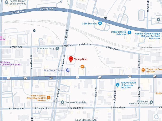 16. the shrimp boat map