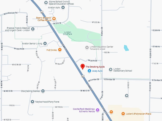 16. the smoking apple map