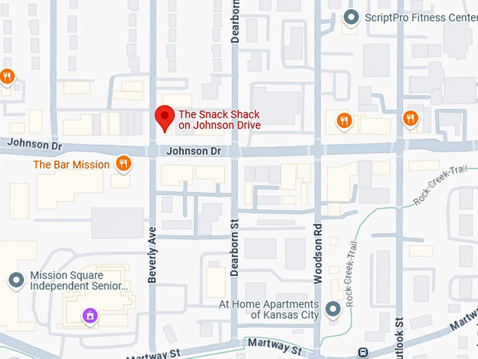 16. the snack shack on johnson drive map