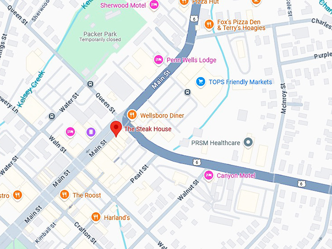 16. the steak house map