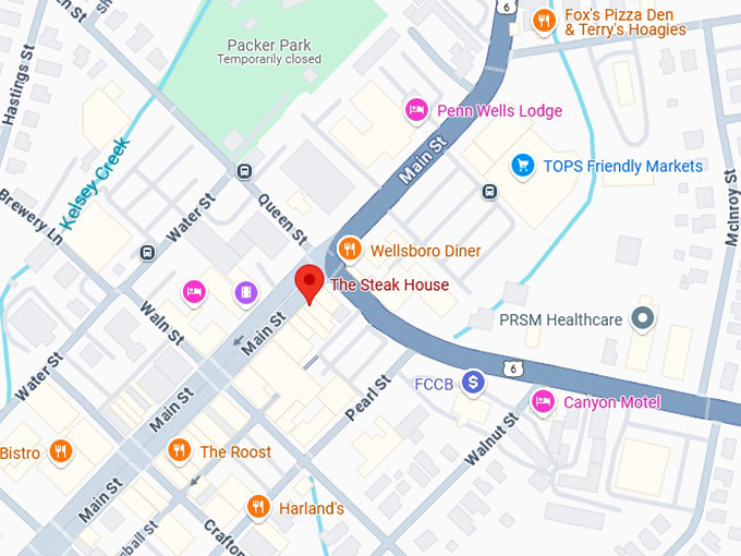 16. the steak house map