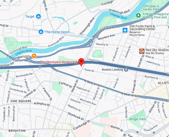 16. the stockyard restaurant map