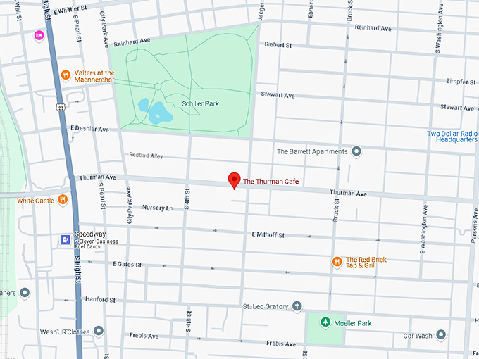 16. the thurman cafe map