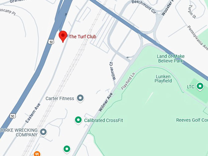 16. the turf club map