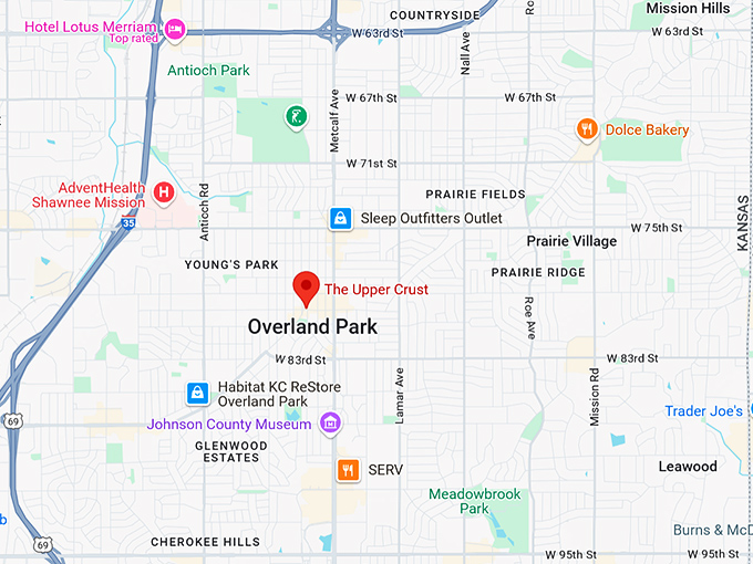 16. the upper crust map