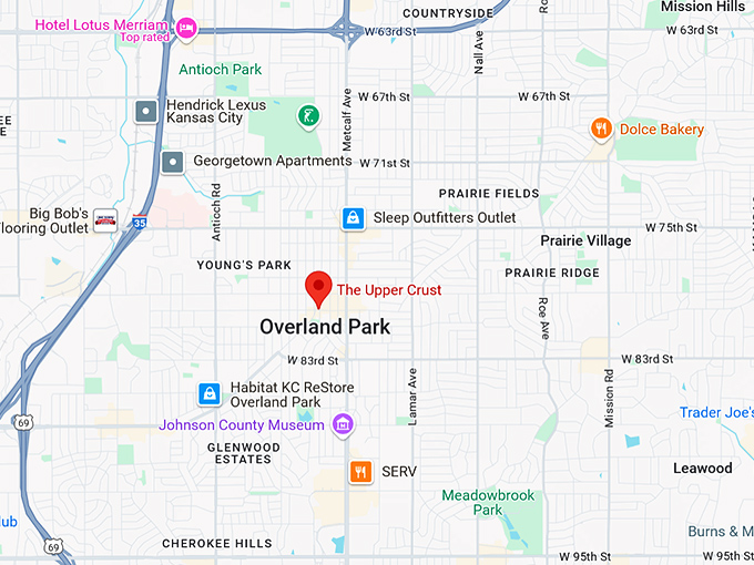 16. the upper crust map
