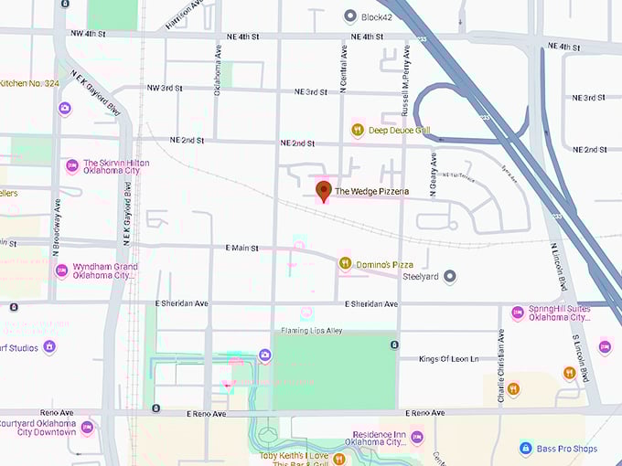 16. the wedge pizzeria map