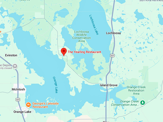 16. the yearling restaurant map