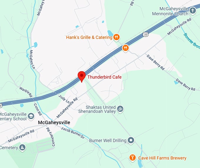 16. thunderbird cafe map