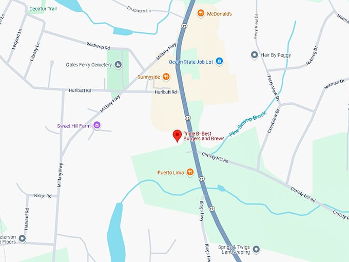 16. triple b best burgers and brews map