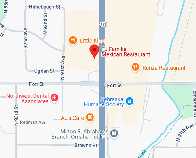 16. tu familia mexican restaurant map