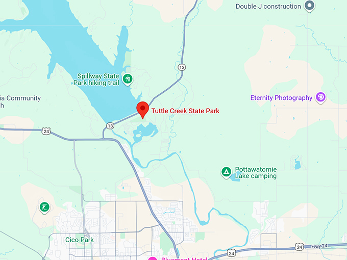 16. tuttle creek state park map