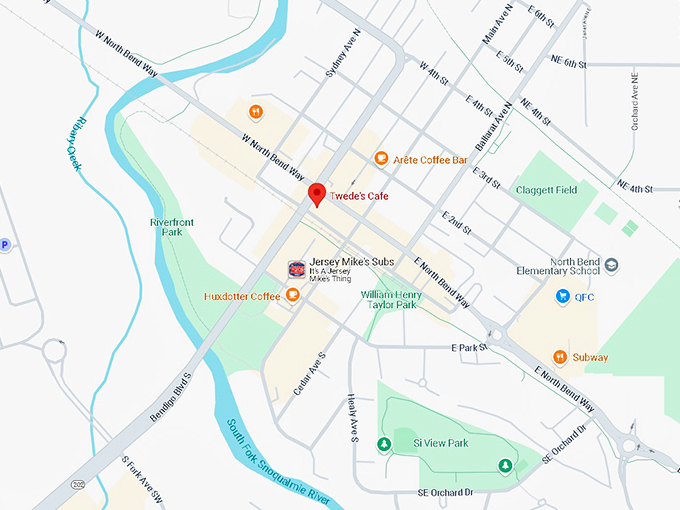 16. twede's cafe map