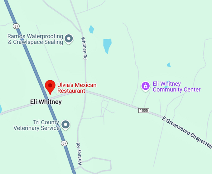 16. ulvia's mexican restaurant map