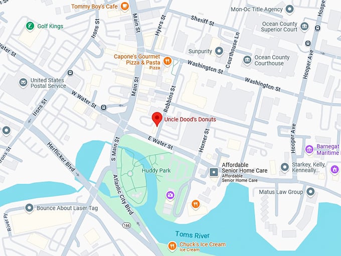 16. uncle dood&rsquo;s donuts map