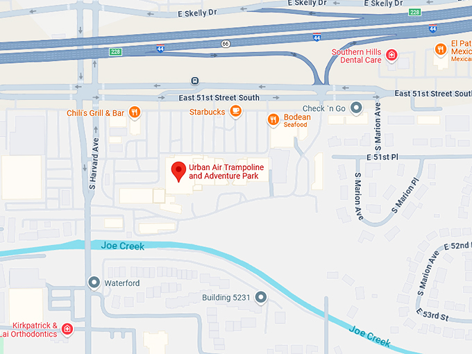 16. urban air trampoline and adventure park map