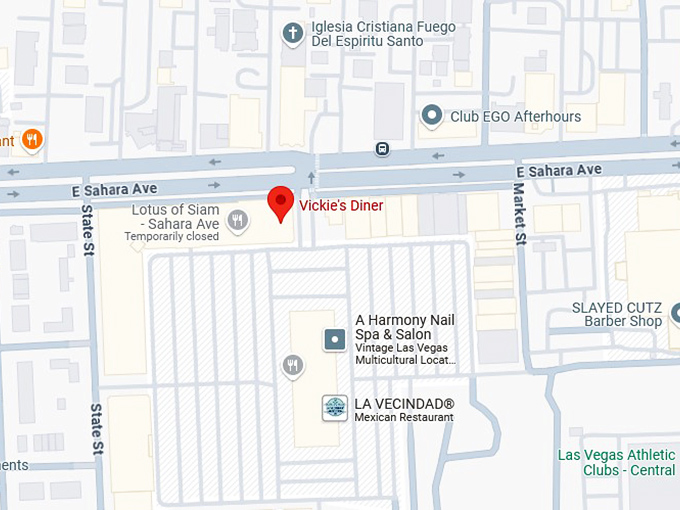 16. vickie's diner map