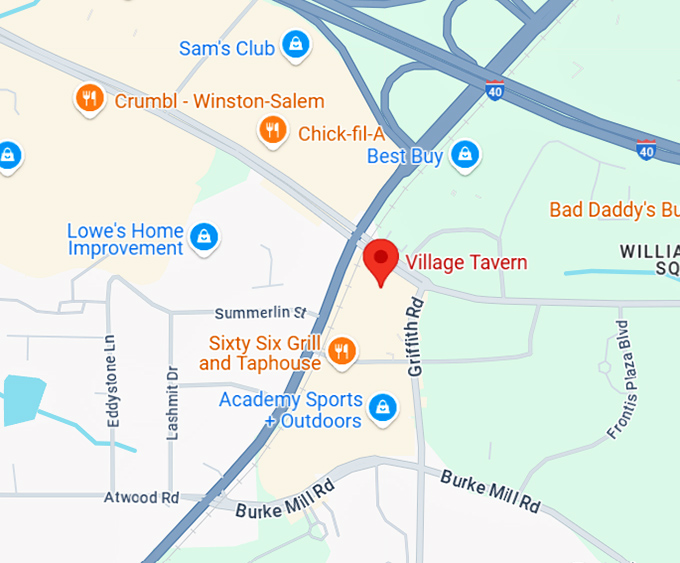 16. village tavern map