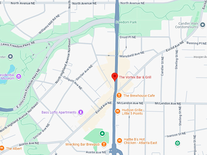 16. vortex bar & grill map