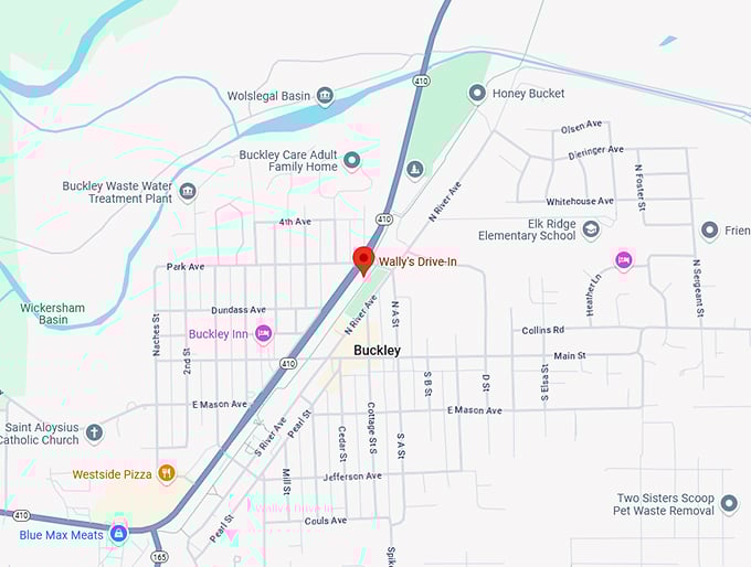 16. wally's drive in map