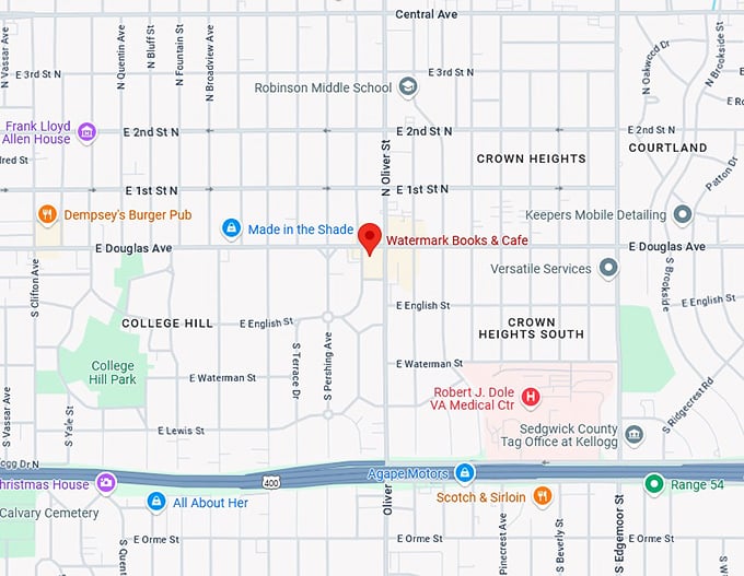 16. watermark books & cafe map