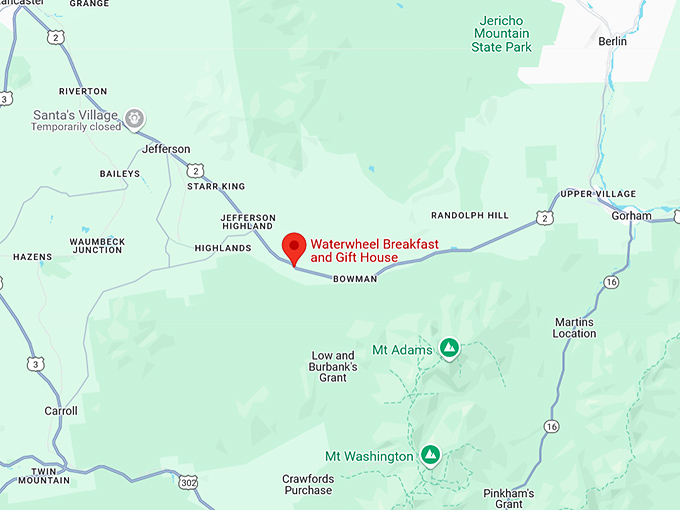 16. waterwheel breakfast and gift house map