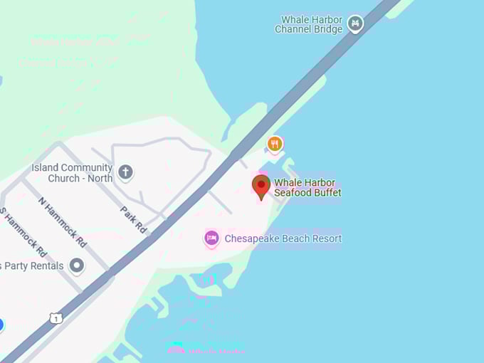 16. whale harbor seafood buffet map