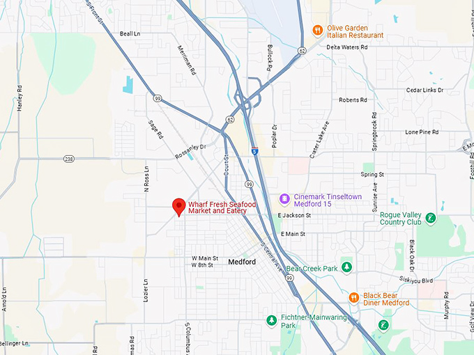 16. wharf fresh seafood market and eatery map
