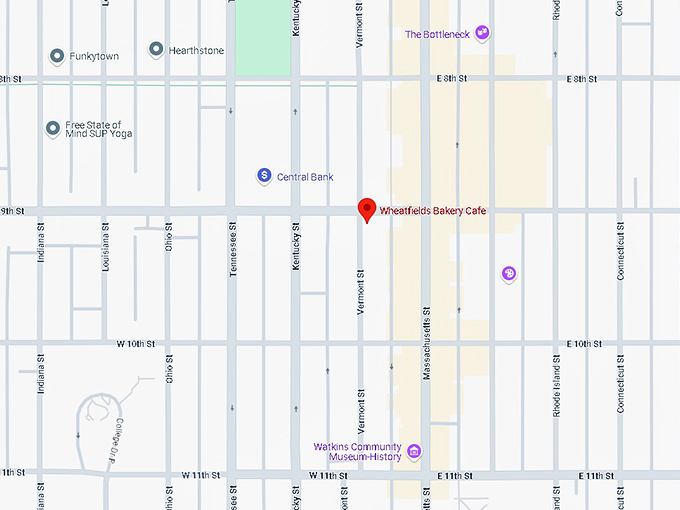 16. wheatfields bakery cafe map