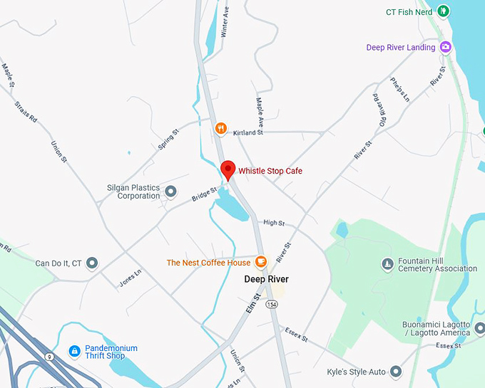 16. whistle stop cafe map