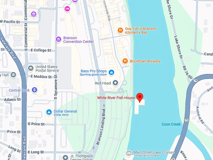 16. white river fish house map