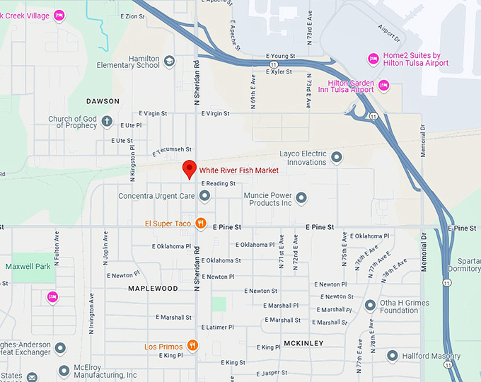 16. white river fish market map