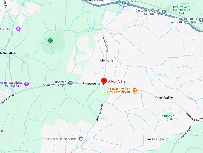 16. wilcom's inn map