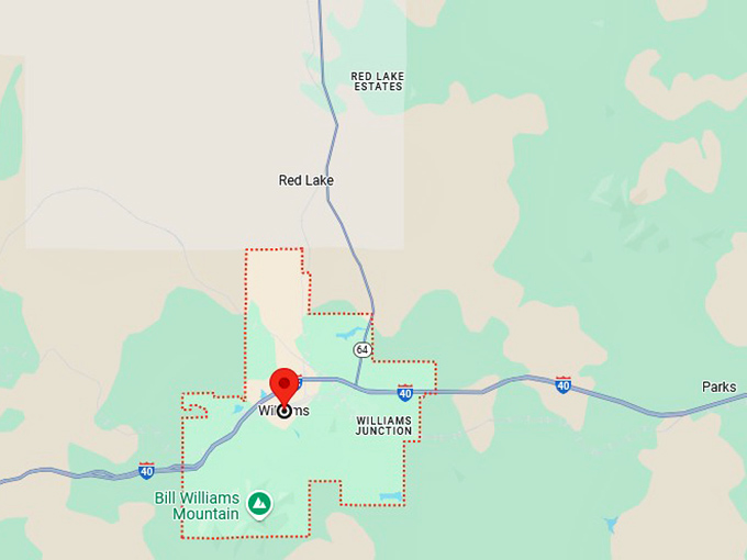 16. williams map