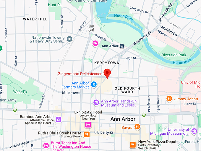 16. zingerman's delicatessen map