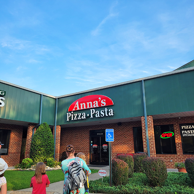 Anna's brick-and-green exterior might be unassuming, but inside lurks pizza that would make your Italian grandmother weep with joy.