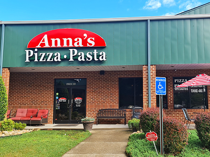 Anna's welcoming storefront promises Italian comfort in an unassuming package, like finding your favorite sweater hiding in plain sight.