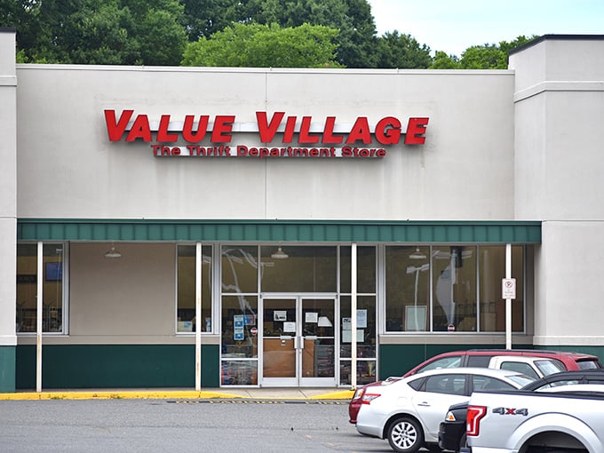 Value Village beckons with its iconic red sign &ndash; a siren song for treasure hunters with more optimism than time.