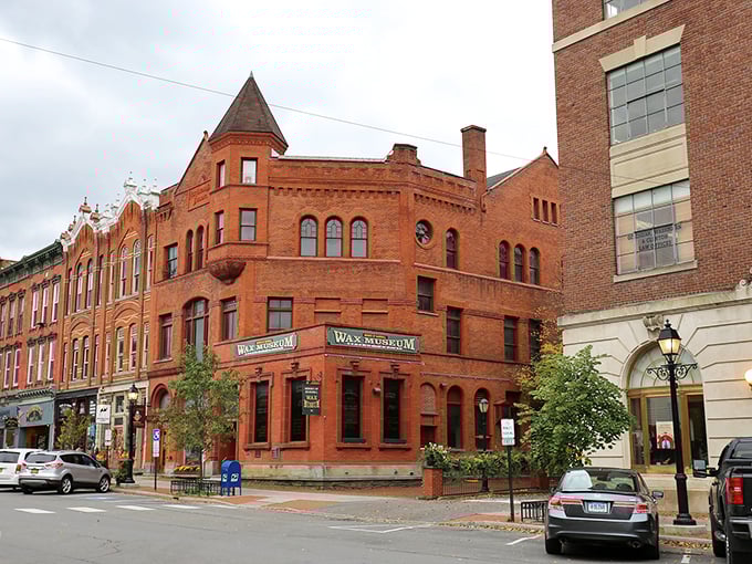 Historic brick buildings in Cooperstown stand proudly like baseball legends waiting for their turn at bat.