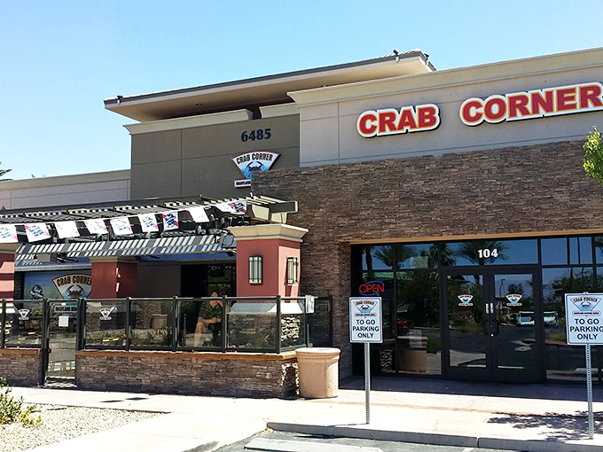 Crab Corner's stone facade promises what lies within&mdash;a Maryland crab feast that'll have you wielding mallets like Thor on seafood night.