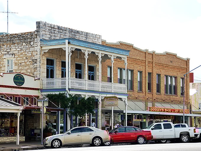 Fredericksburg's Main Street &ndash; where German heritage meets Texas charm in a delightful architectural time capsule.