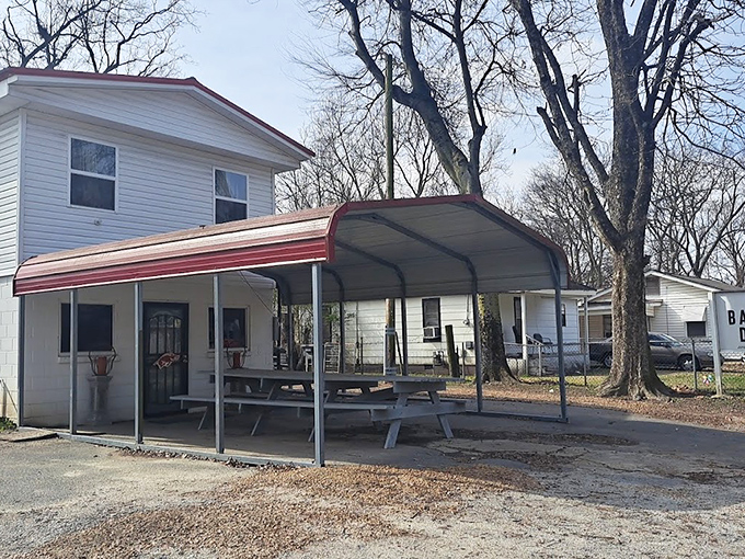 Jones' Bar-B-Q Diner: "Unassuming greatness in white siding. This James Beard winner proves the best barbecue joints often look like they're hiding from the health department."