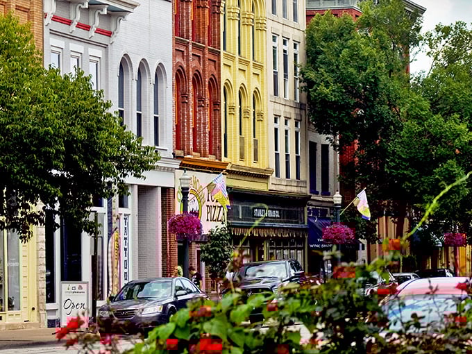 Marietta's colorful storefronts look like they were painted by someone who couldn't decide between 'historic charm' and 'Instagram-worthy' &ndash; and nailed both perfectly.
