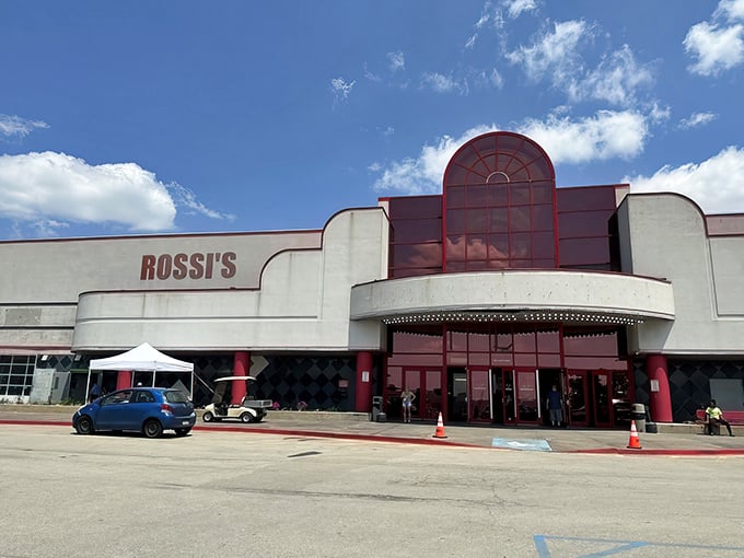 Rossi's grand entrance promises treasure hunting nirvana &ndash; like the retail equivalent of finding the golden ticket to Wonka's factory.