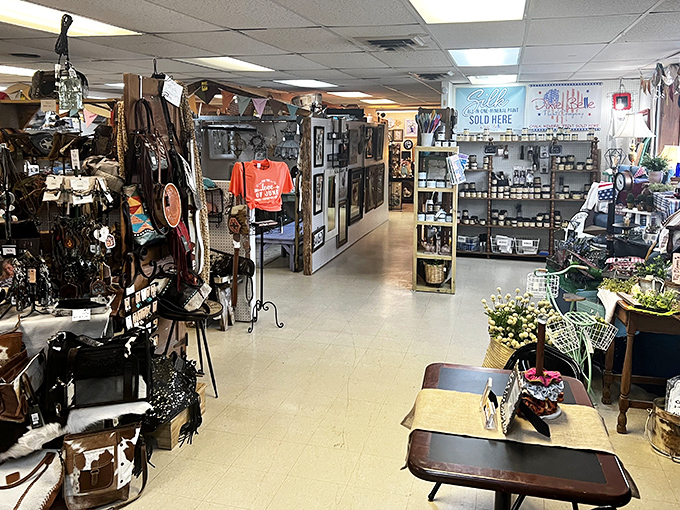 Treasure hunter's paradise! Every aisle at Rusty Rooster promises vintage discoveries that'll make your friends wonder where you've been hiding.