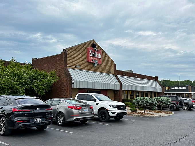 Shiloh Steakhouse (exterior view): "Don't judge this steak sanctuary by its humble strip mall exterior. Behind those brick walls, beef dreams come true!"