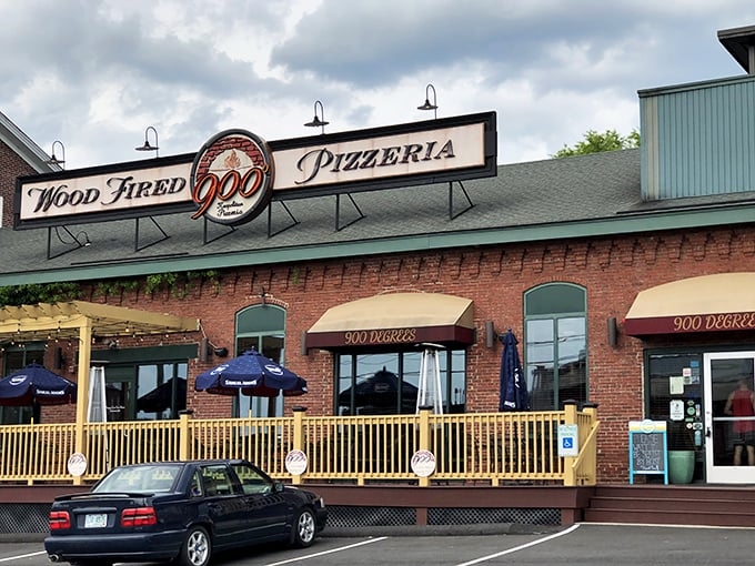 That yellow deck isn't just for show&mdash;it's where pizza pilgrims gather to worship at the altar of perfect Neapolitan crust.
