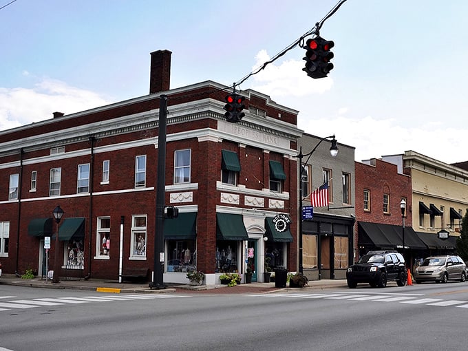 Those brick buildings have been gossiping with each other for centuries. If only walls could talk!